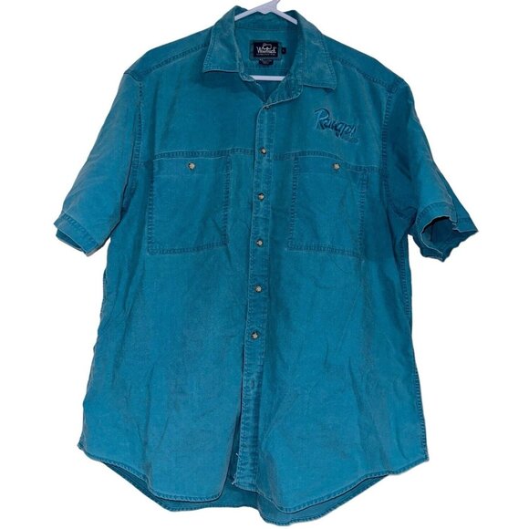 Woolrich | Shirts | Vintage Woolrich Mens Aspen Button Up Camp Shirt Sz ...